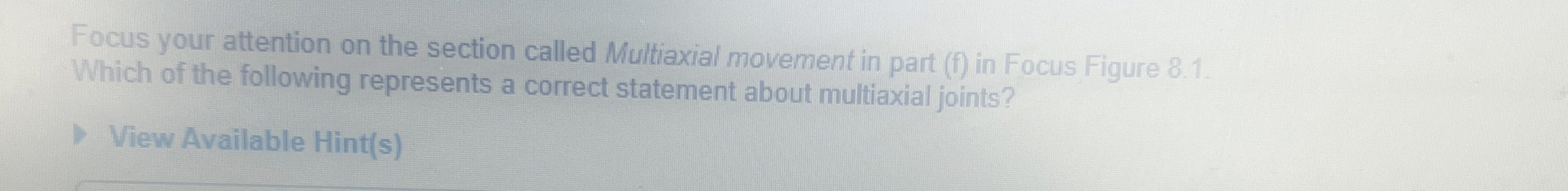 Solved Focus your attention on the section called Multiaxial | Chegg.com