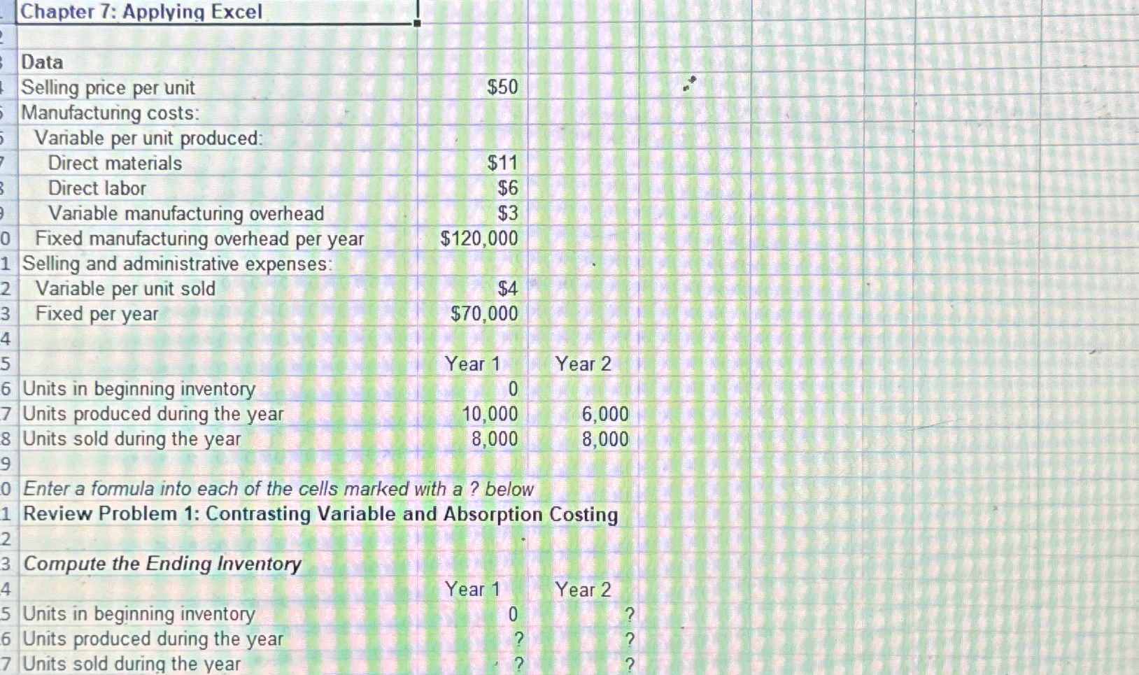 Solved Chapter 7: Applying | Chegg.com