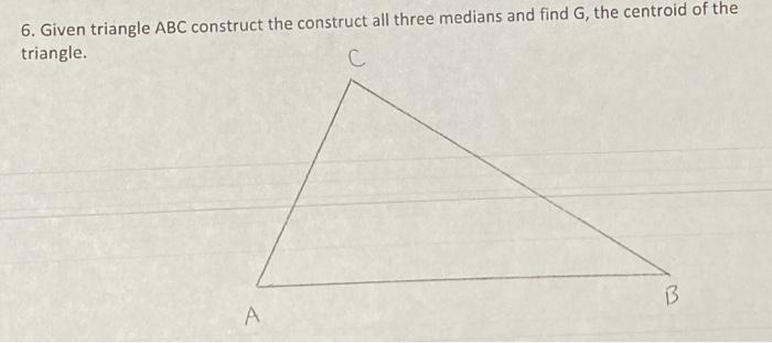 Solved 2. Given triangle ABC, construct the altitude to side | Chegg.com