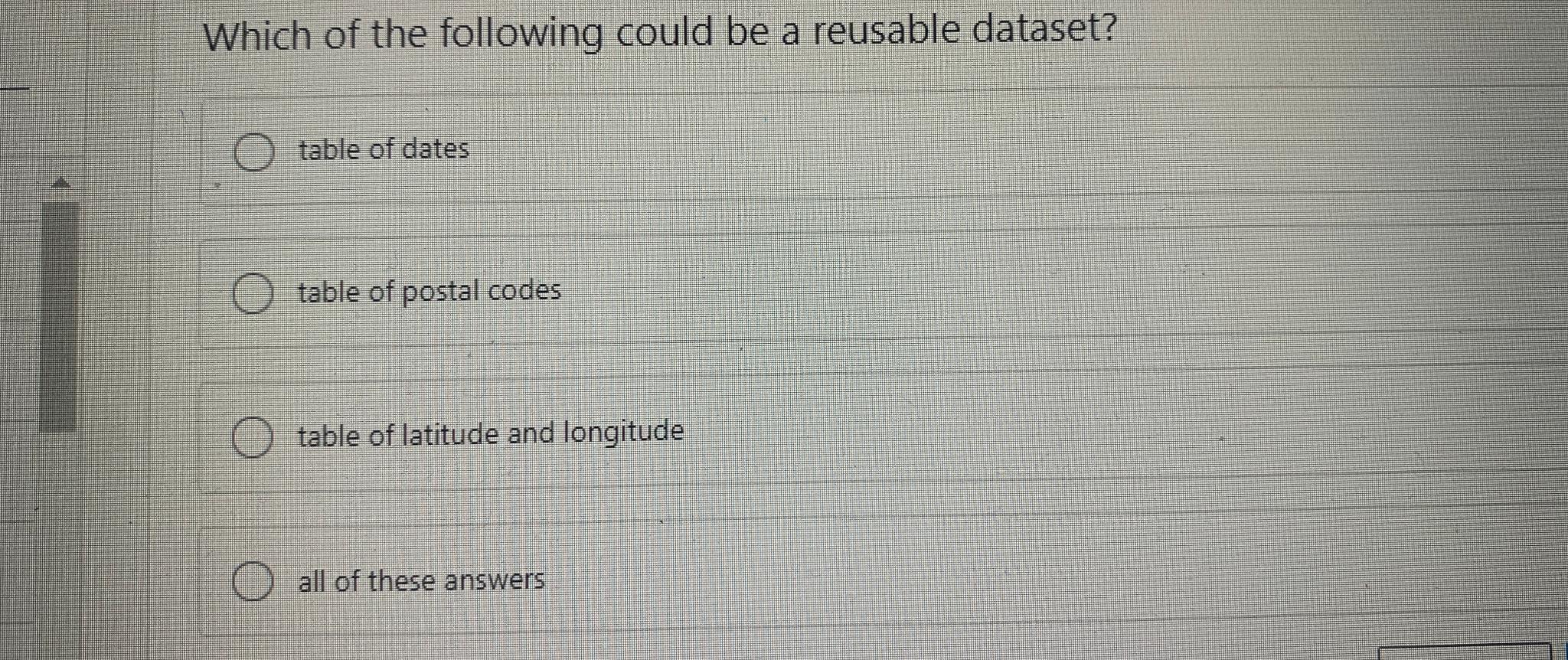 Solved Which of the following could be a reusable | Chegg.com