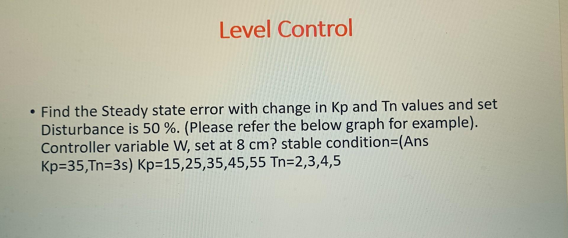 - Find the Steady state error with change in Kp and | Chegg.com