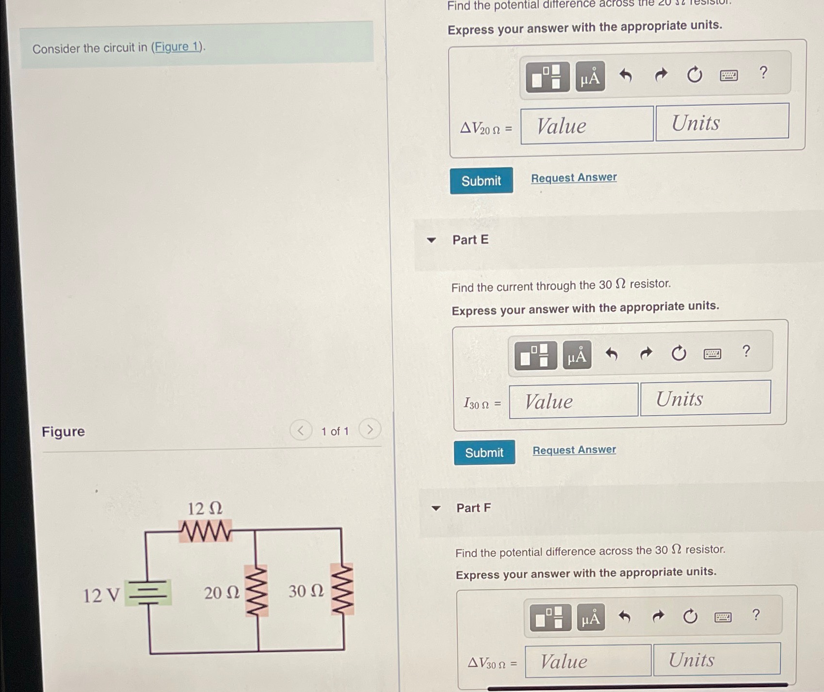 Solved Consider the circuit in (Figure 1).Figure1 ﻿of | Chegg.com