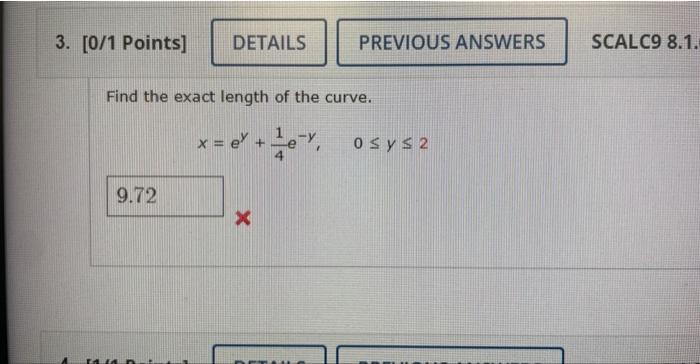 Solved The arc length function for a curve y=f(x), where f | Chegg.com