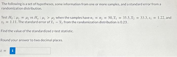 Solved The following is a set of hypotheses, some | Chegg.com