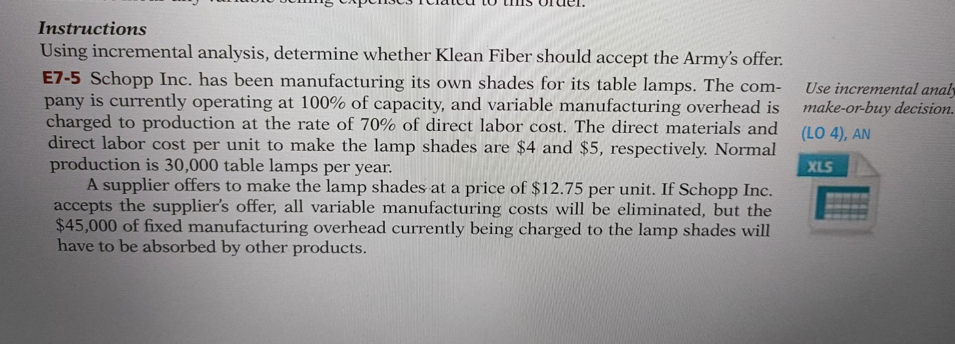 Instructions Using incremental analysis, determine | Chegg.com