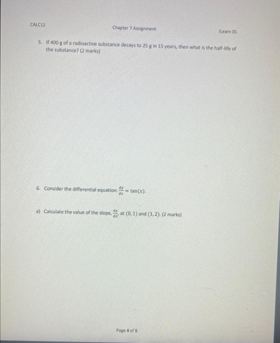 Solved 1. Check if the function y=cos(5t)+C solves the | Chegg.com