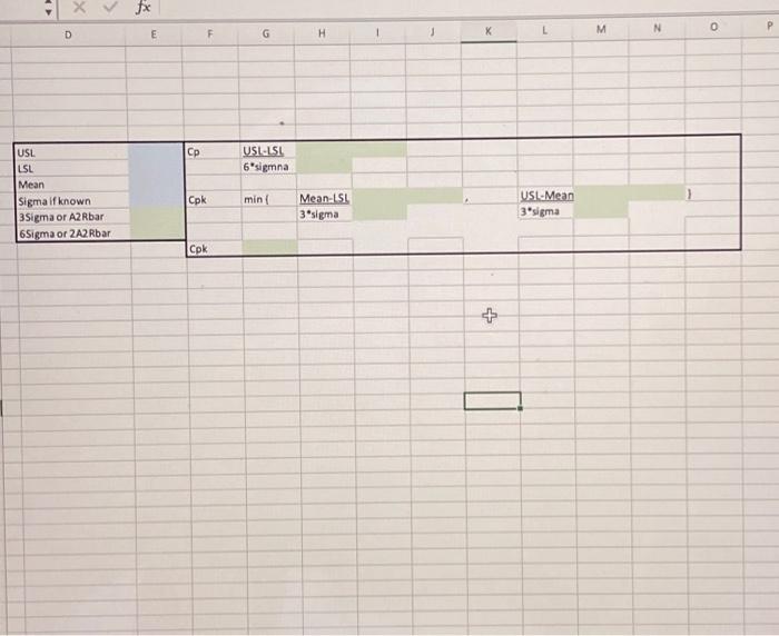 Solved I need help filling out the excel sheet that | Chegg.com