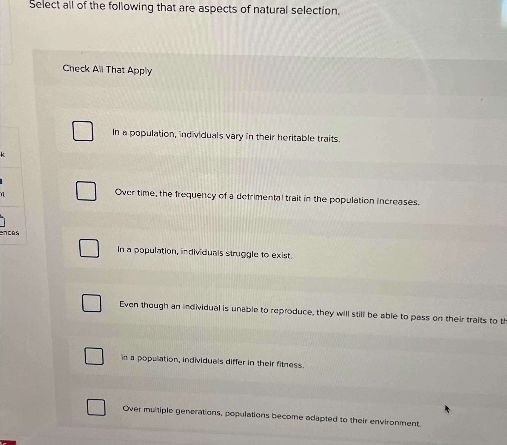Solved Select all of the following that are aspects of | Chegg.com