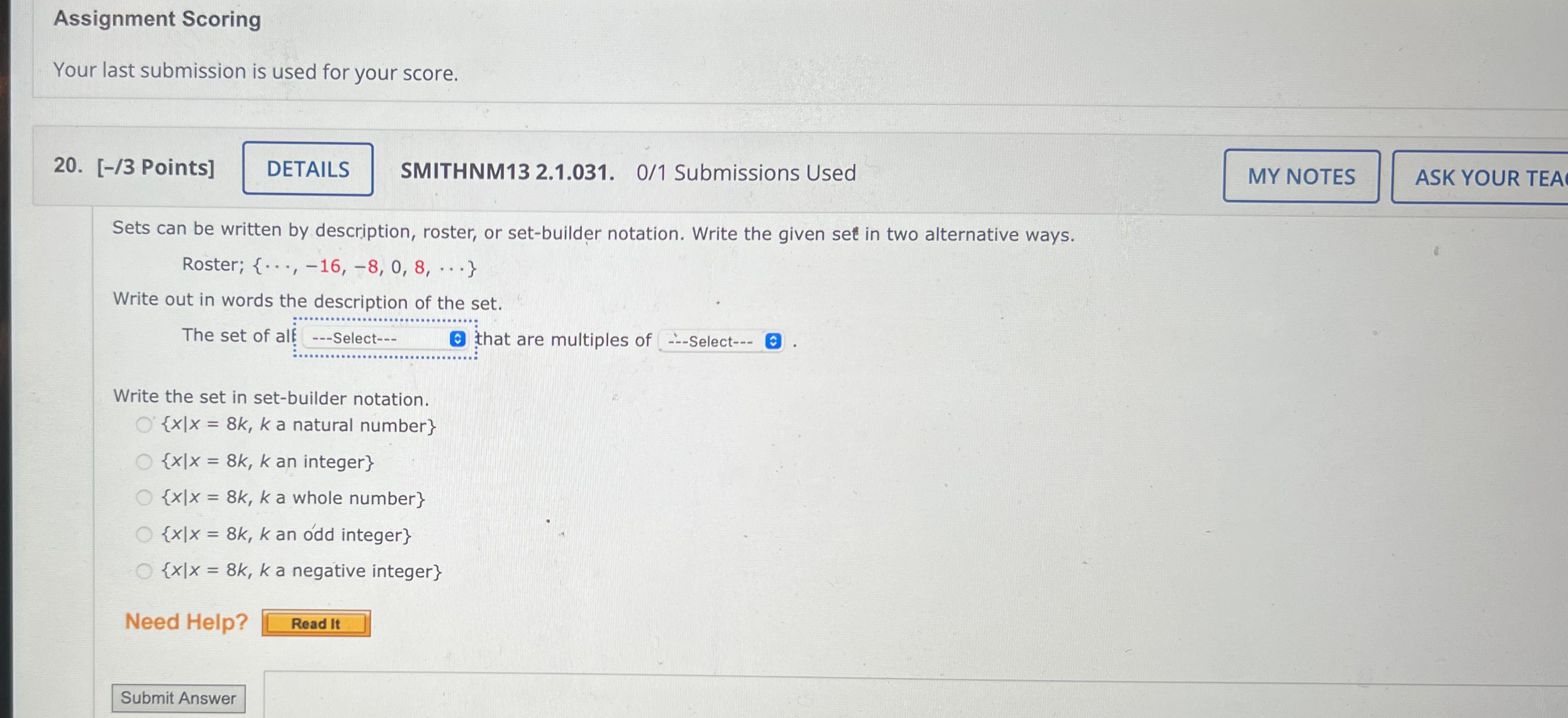 Solved Assignment ScoringYour last submission is used for | Chegg.com