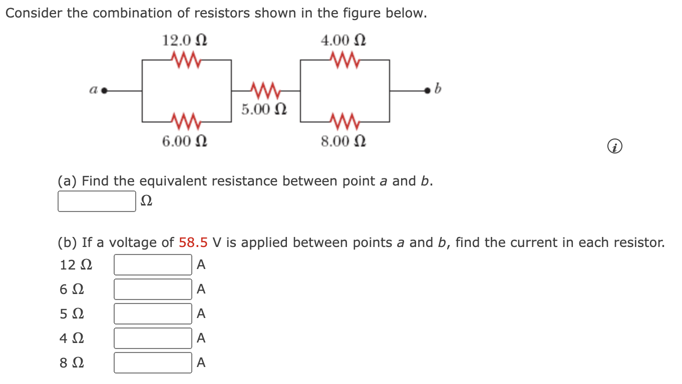 Solved Consider the combination of resistors shown in the | Chegg.com