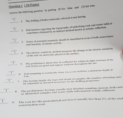 Solved --- 10. The depth of exploration is usually a minimum | Chegg.com