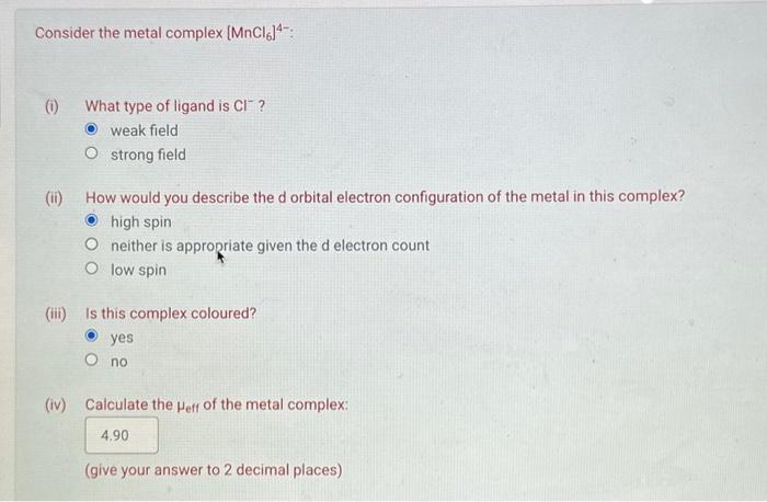 Solved please help me figure out how to do part ivthe answer | Chegg.com