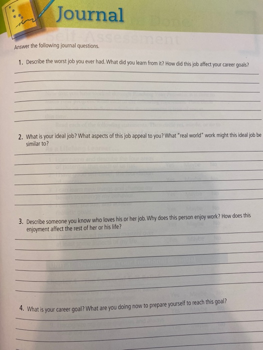 Solved Journal Answer the following journal questions. 1. | Chegg.com