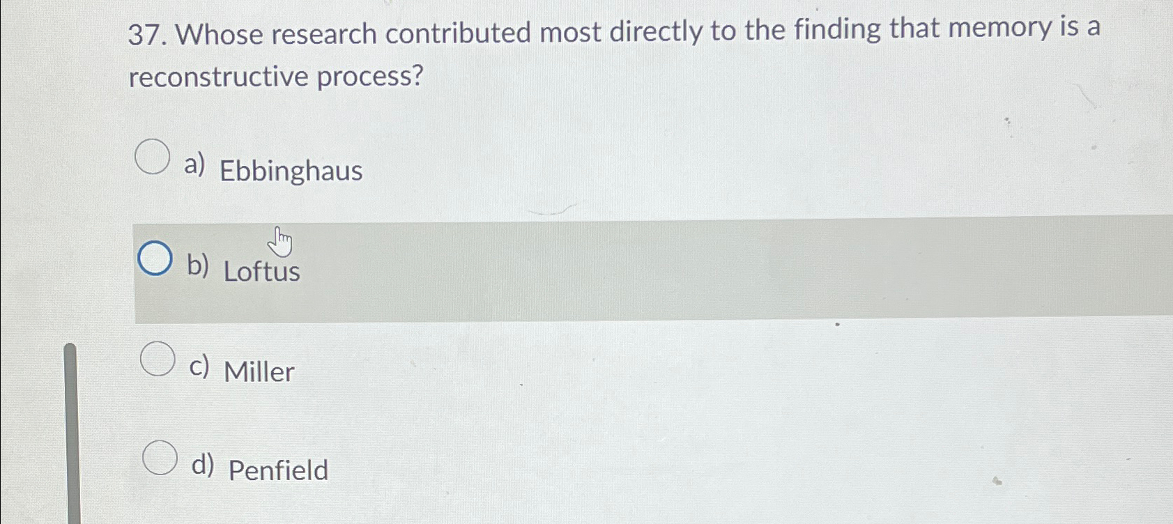 Solved Whose research contributed most directly to the | Chegg.com