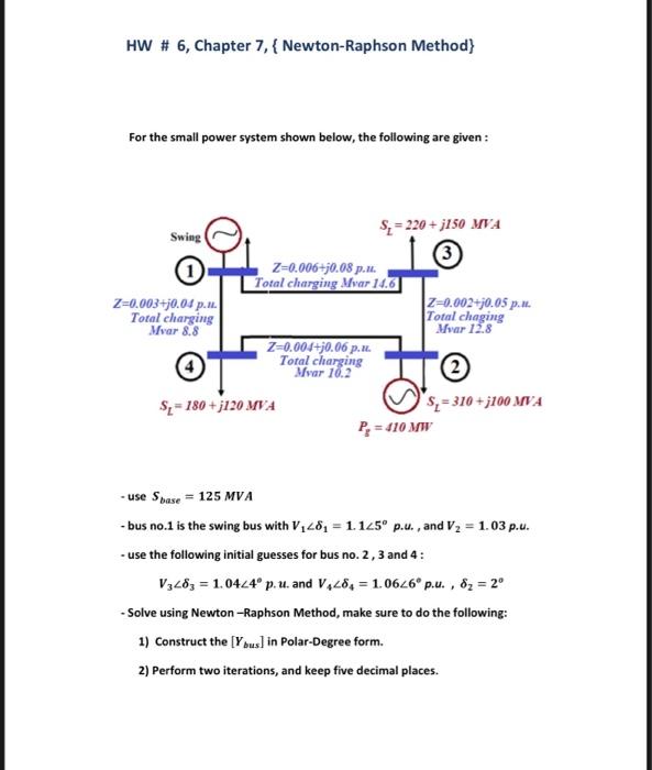 Solved HW \# 6, Chapter 7, \{ Newton-Raphson Method\} For | Chegg.com Solved HW \# 6, Chapter 7, \{ Newton-Raphson Method\} For | Chegg.com