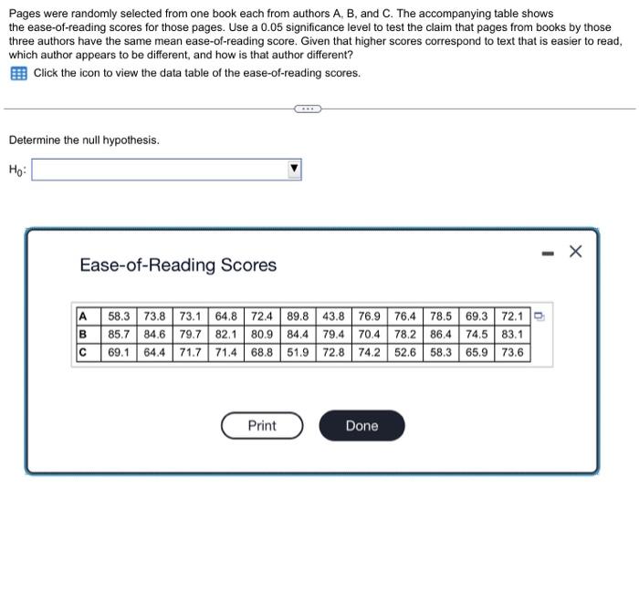 Solved Pages were randomly selected from one book each from | Chegg.com