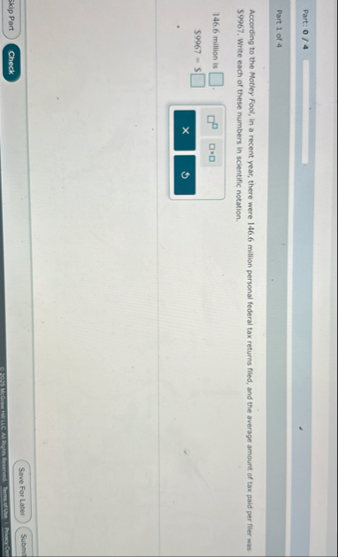 Solved Part: 0 / 4Part 1 ﻿of 4According to the Motley Fool, | Chegg.com