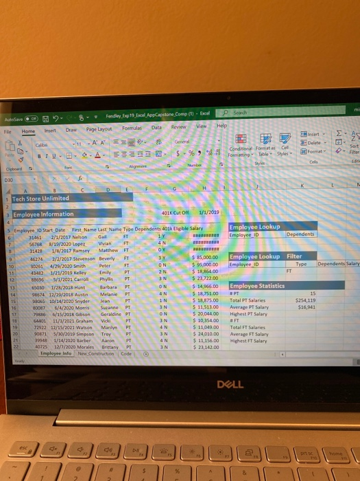 Solved te thi 11 Enter a conditional statistical function in | Chegg.com