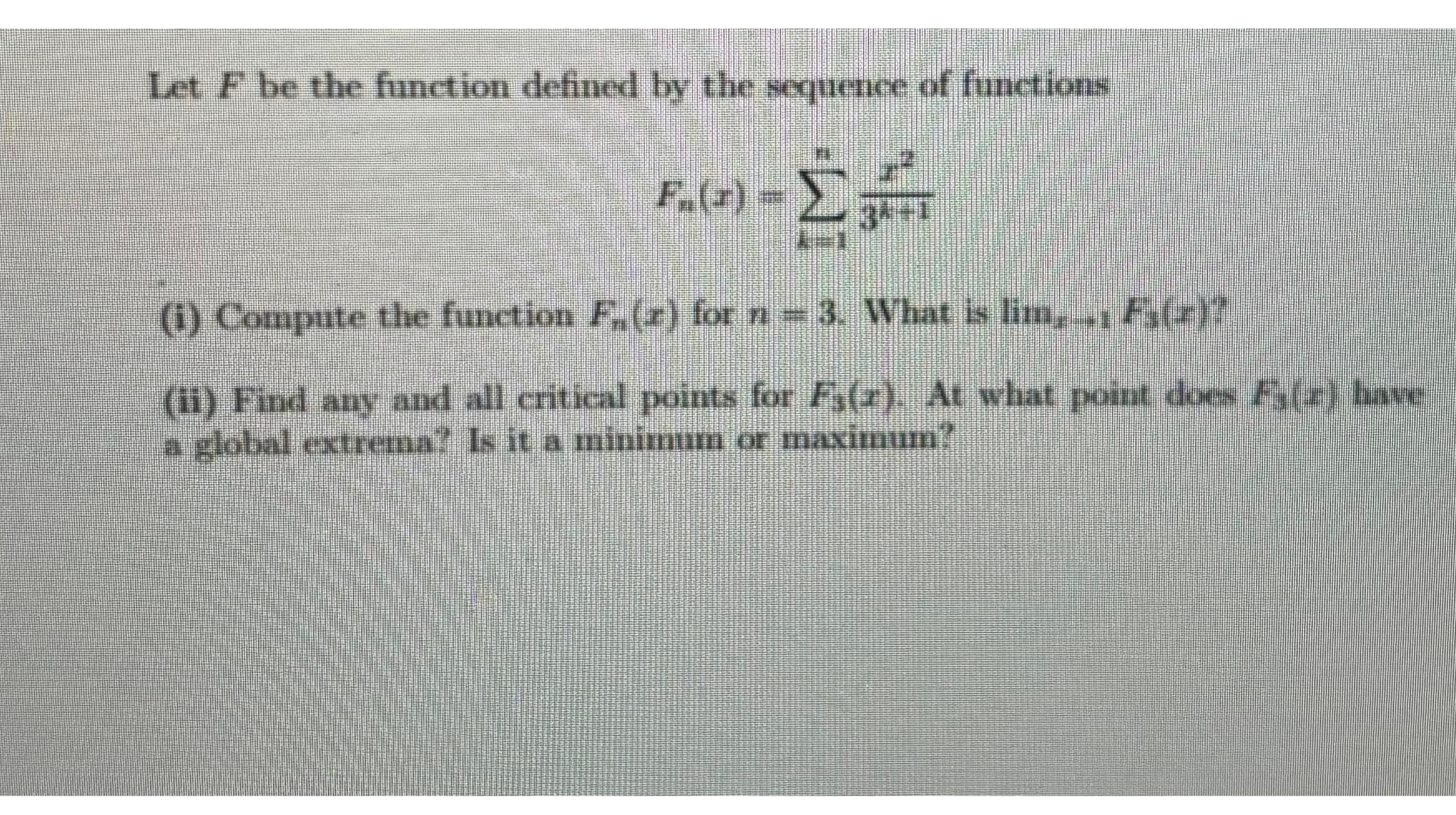 Solved Let F ﻿be the function defined by the sequence of | Chegg.com