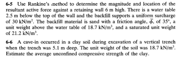 Solved 6-5 Use Rankine's method to determine the magnitude | Chegg.com