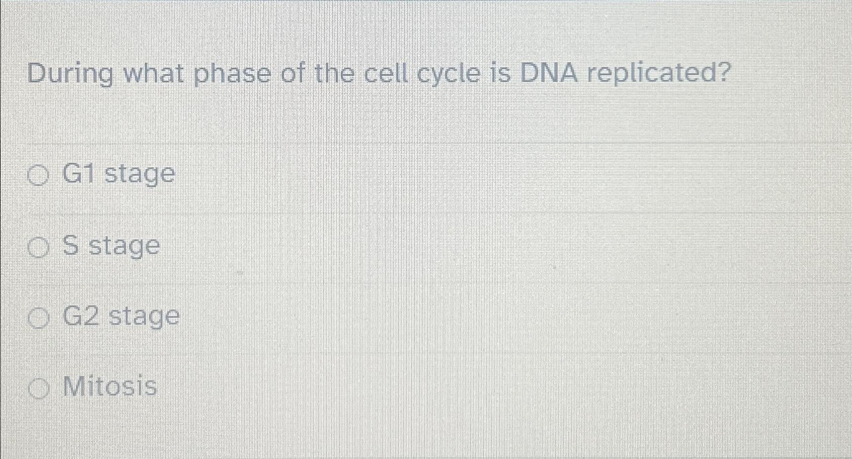 Solved During what phase of the cell cycle is DNA | Chegg.com