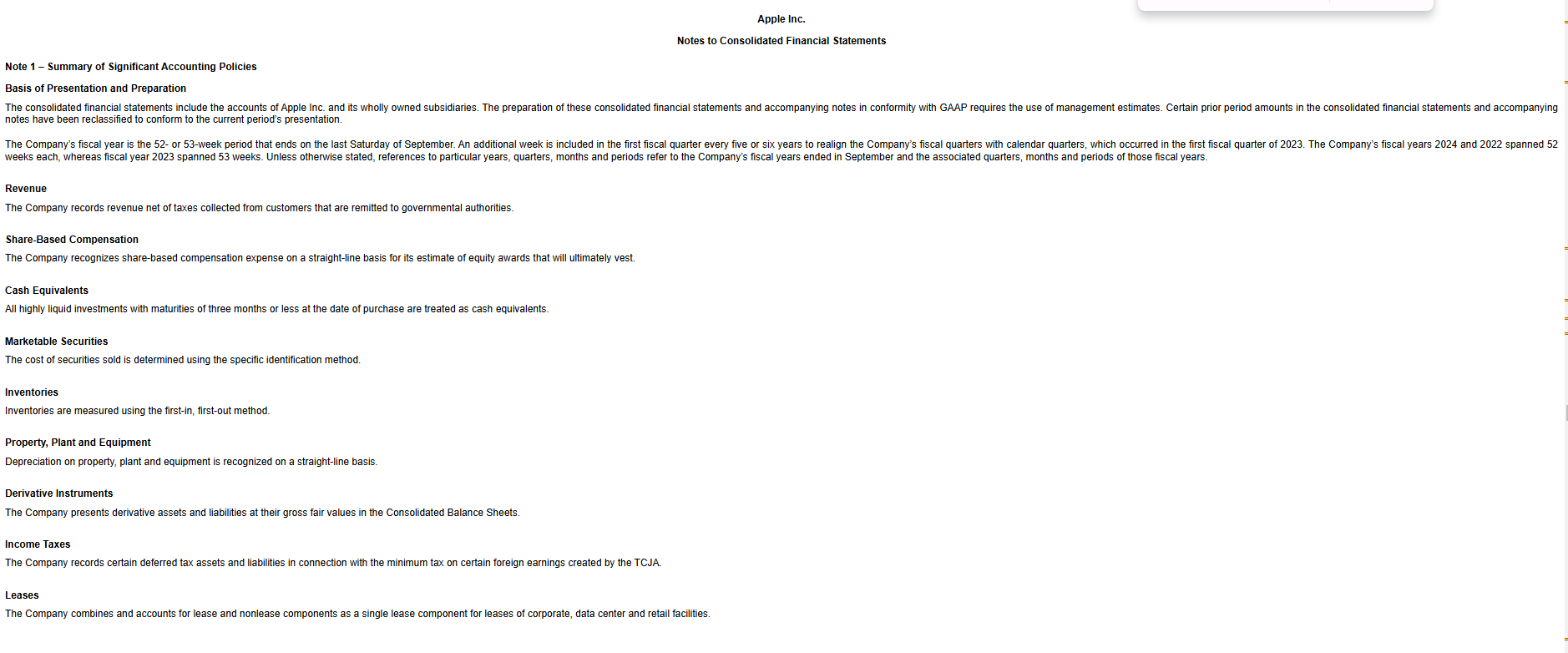 Solved Review the footnote disclosures to their financial | Chegg.com