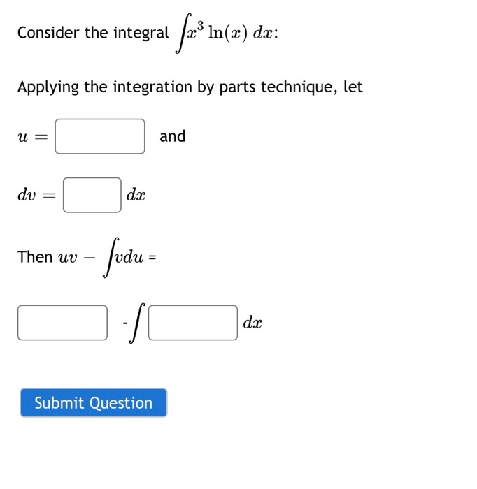 Solved Consider the integral (x) dx: Applying the | Chegg.com