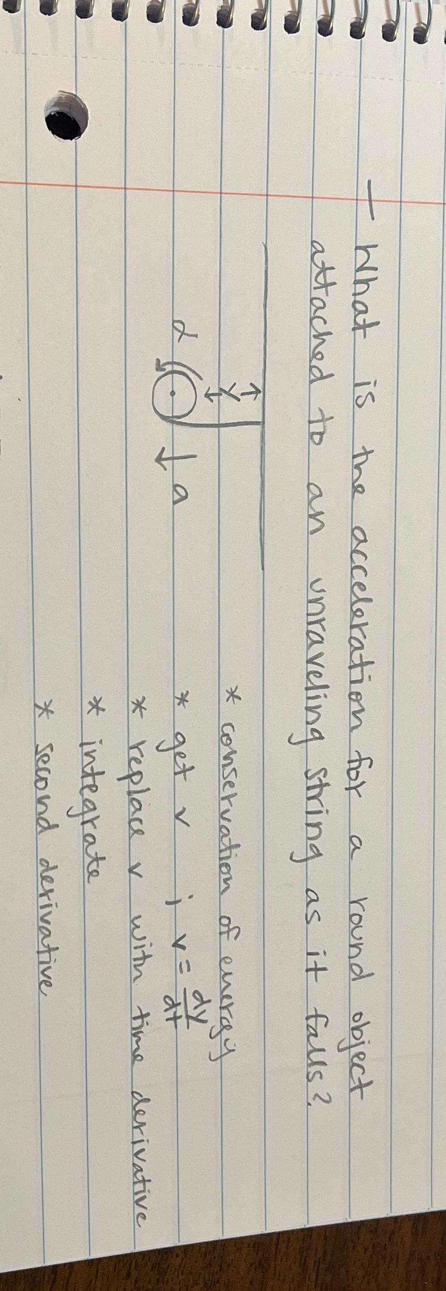 Solved What is the acceleration for a round object attached | Chegg.com