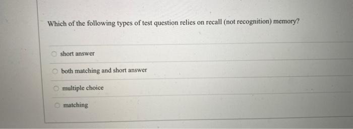 Solved According to trace decay theory, why does forgetting | Chegg.com