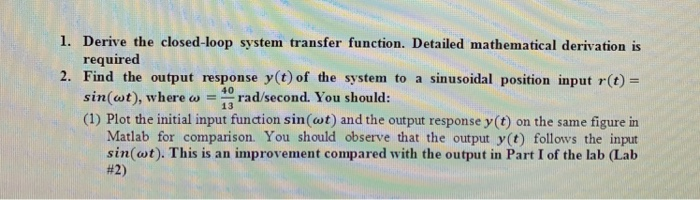 Solved Project Title: PID-Control of Path Tracking for | Chegg.com