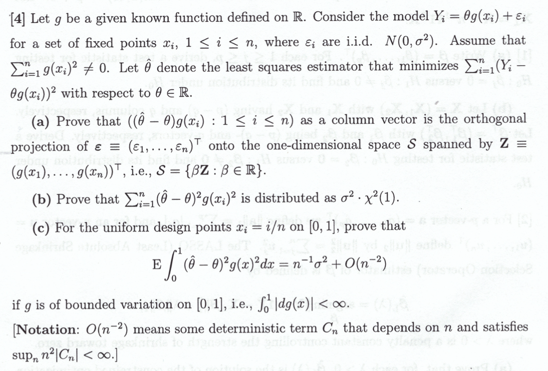 Solved [4] ﻿Let g ﻿be a given known function defined on R. | Chegg.com