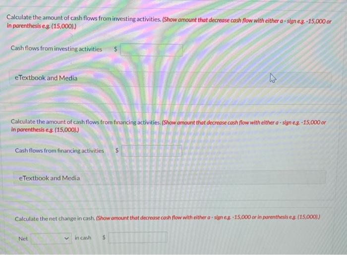 Solved Use the following information to perform the | Chegg.com