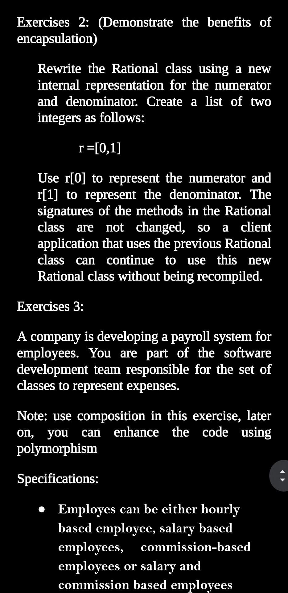Solved Exercises 1: A rational number has a numerator and a | Chegg.com