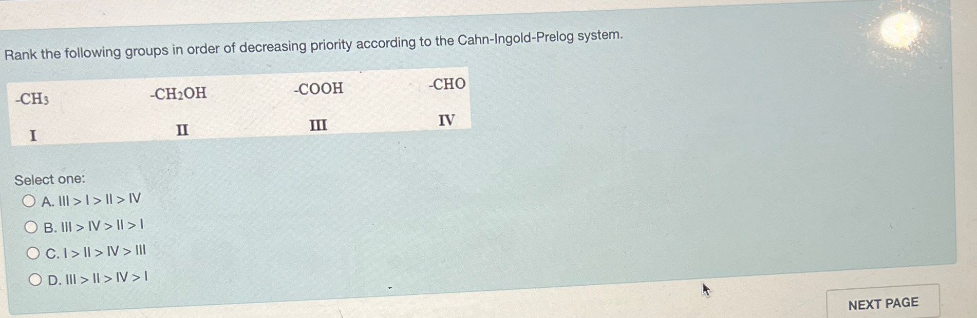 Solved Rank the following groups in order of decreasing | Chegg.com