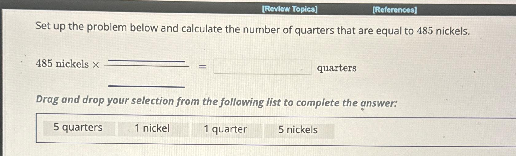 Solved [Review Topics][References]Set up the problem below | Chegg.com