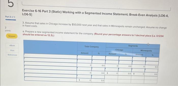Solved Required information SB Exercise 6-16 through | Chegg.com