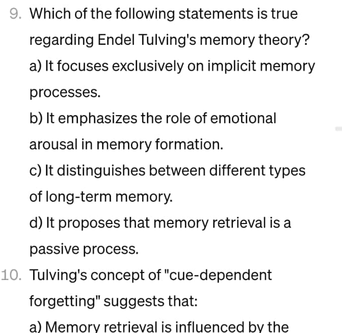 Solved Which of the following statements is true regarding | Chegg.com