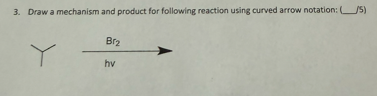 Solved Draw a mechanism and product for following reaction | Chegg.com