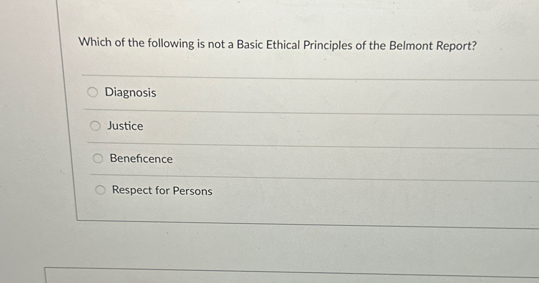 Solved Which of the following is not a Basic Ethical | Chegg.com