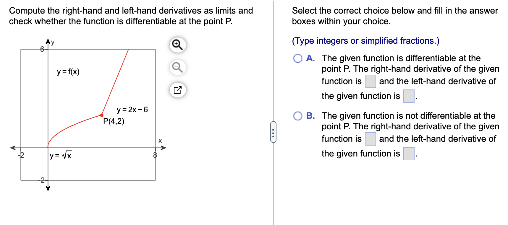 Solved Compute the right-hand and left-hand derivatives as | Chegg.com