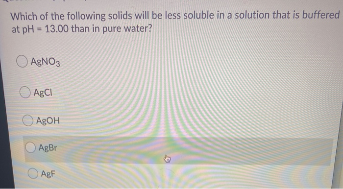 Solved Given the following acids and their Ką values: Ka | Chegg.com