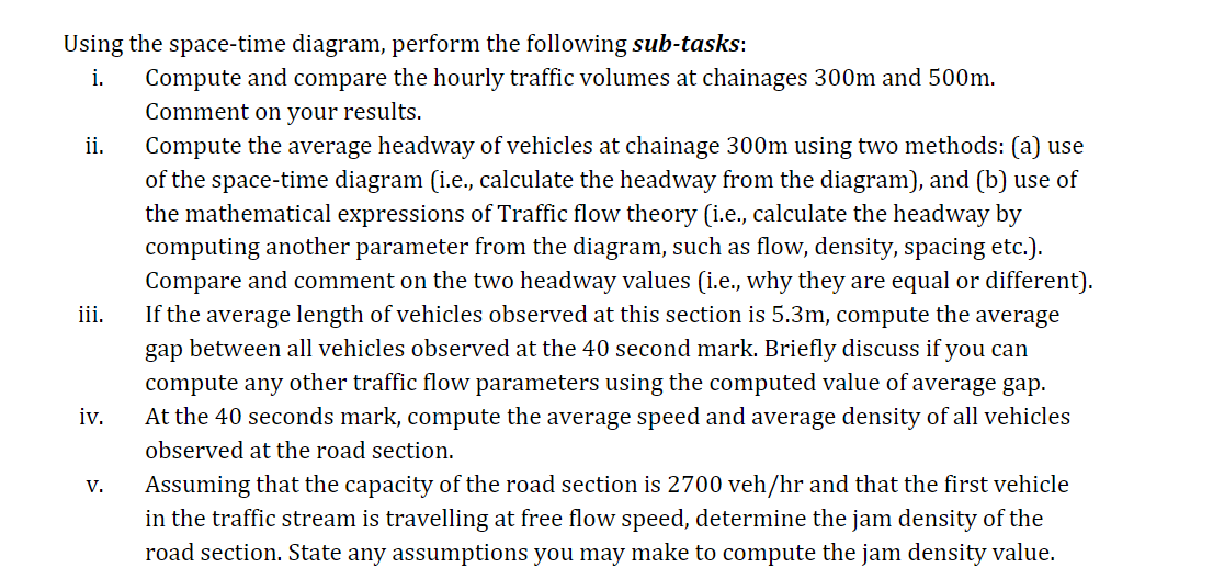 [Solved]: Task 1: Calculation of Traffic Flow Parameters F