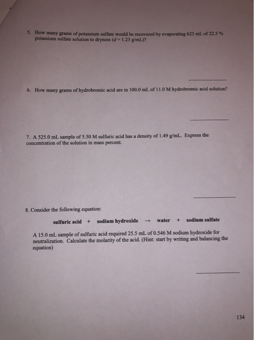 Solved EXERCISE J Name Section Instructor Date Solution | Chegg.com