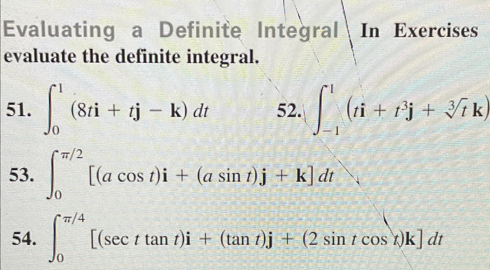 Solved Evaluating a Definite Integral In Exercises evaluate | Chegg.com