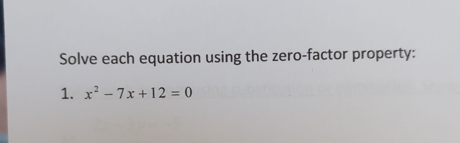 Solved Solve each equation using the zero-factor | Chegg.com Solved Solve each equation using the zero-factor | Chegg.com