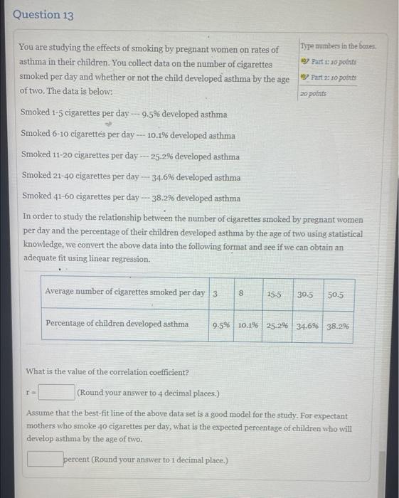 Solved Round all answers to 2 decimal places. slope = | Chegg.com