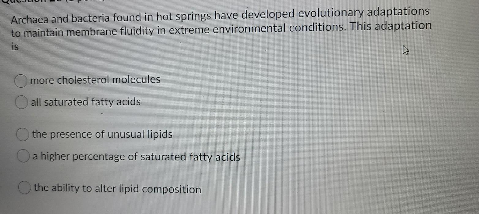 Solved Archaea and bacteria found in hot springs have | Chegg.com
