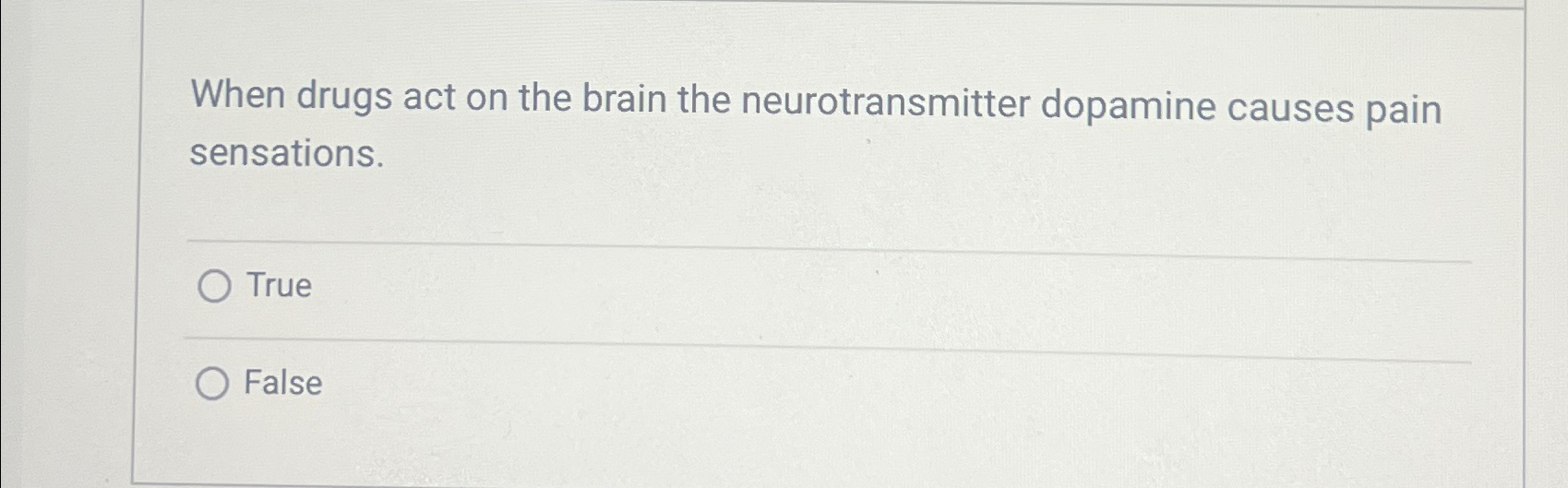 Solved When drugs act on the brain the neurotransmitter | Chegg.com