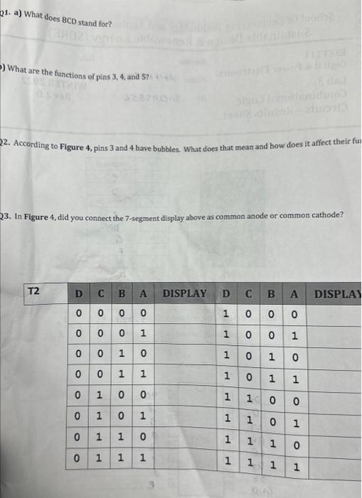 Solved Q1. a) What does BCD stand for? What are the | Chegg.com
