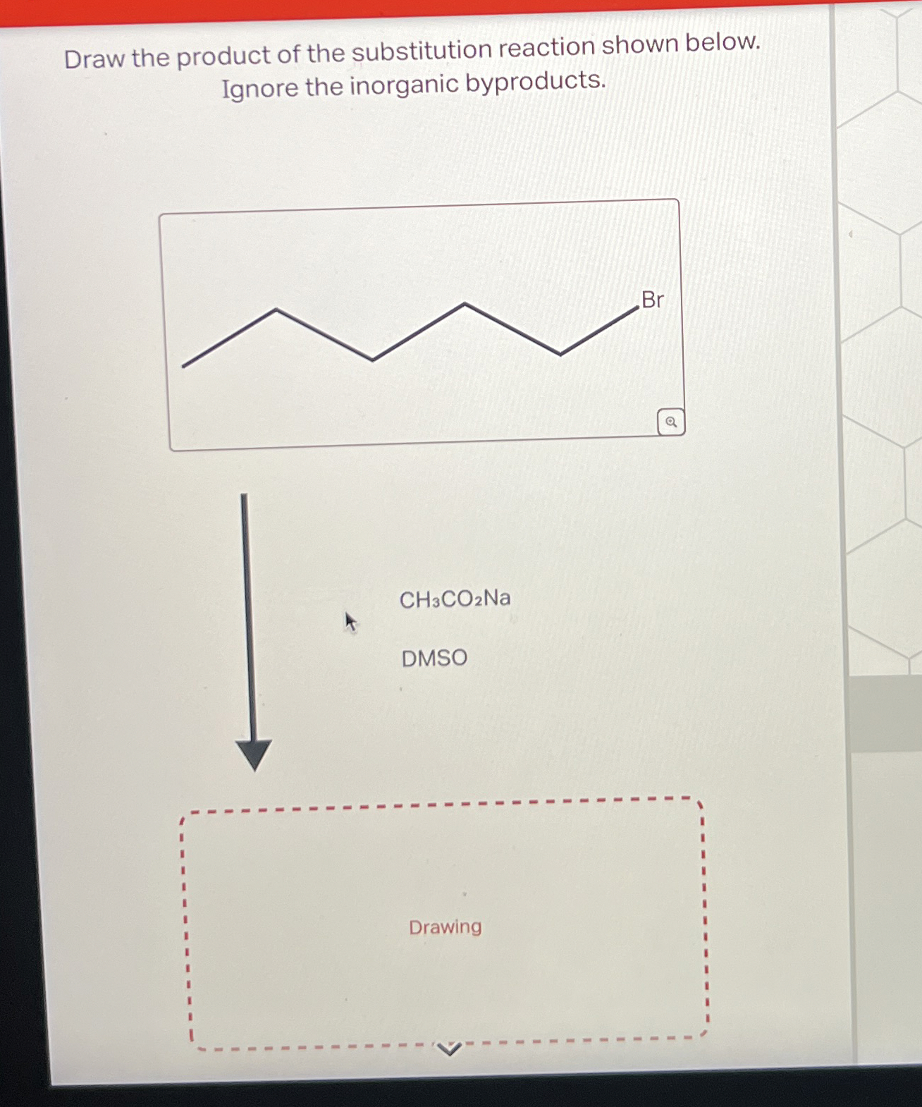 Solved Draw the product of the substitution reaction shown | Chegg.com